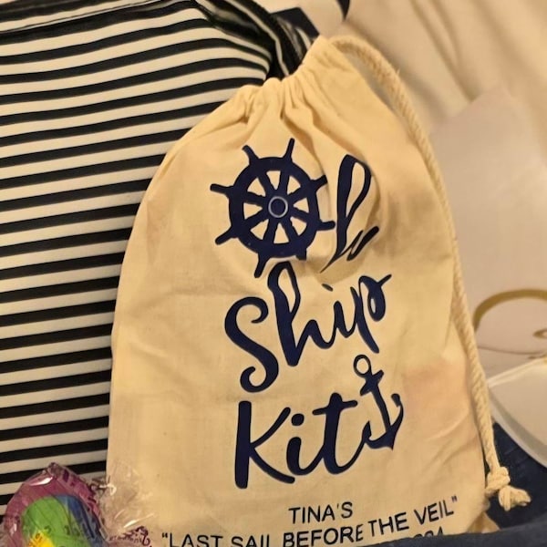 Oh Ship Kit-bachelorette Party Favor Bags-customized Recovery Kits ...