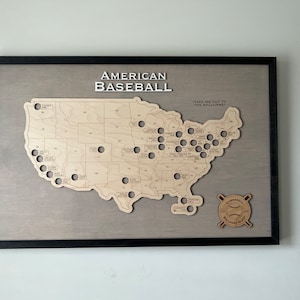Baseball Stadium Map, Baseball Map, Pro Baseball Stadium Tracker ...