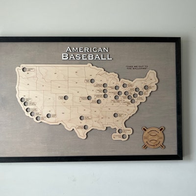 Baseball Stadium Map, Baseball Map, Pro Baseball Stadium Tracker ...