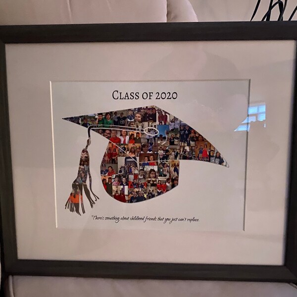 Graduation Collage | Graduation Cap Collage | Class of 2018 | 2018 ...