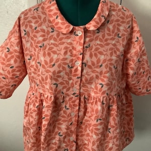 Easy Pattern Drop Shoulder Oversized Blouse PDF Sewing Pattern for ...