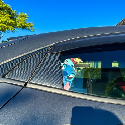 Pikachu Peeking / Peekabo Peekers Bumper Window Vinyl Decal - Etsy