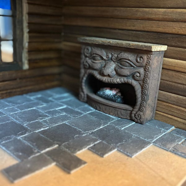 100 Real Miniature Roofing Slates, Hand Crafted, Hand Split and Hand ...