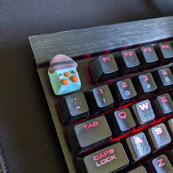 Dreamy Pastel Clouds Artisan Kawaii Key Cap | Keebs | Cute Keycaps ...