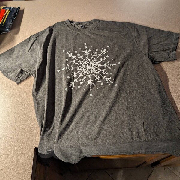 Snowflake T-shirt, Christmas Shirt, Holiday Party Shirt, Women ...