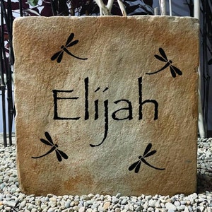 Custom Engraved Carved Stone NAME or ADDRESS Great Gift. - Etsy