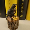 Miniature Black Raven W/ Secret Key for Halloween Fairy Garden ...