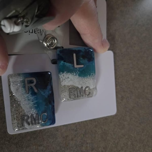Ocean Xray Markers, Beach Waves Radiology Lead Markers With Initials ...