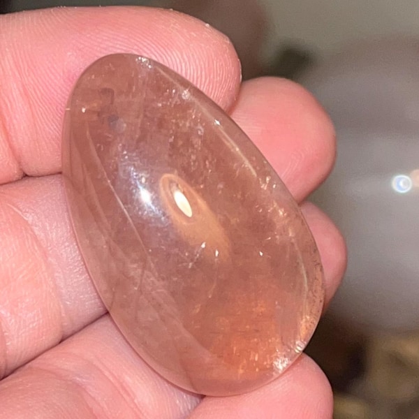 Rose Quartz Gem Crystal Large Tumble With Star Pink Mozambique Rose ...