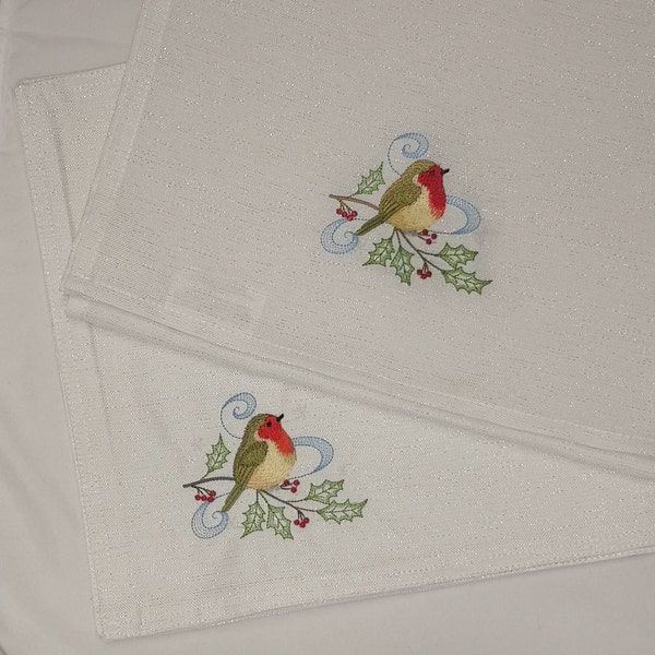 Christmas Robin Machine Embroidery Designs Instant Download 4x4 5x5 6x6 ...