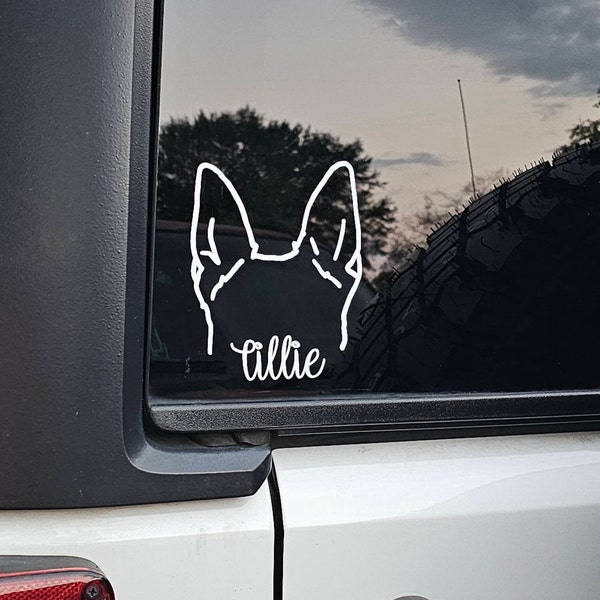 Personalized Airedale Terrier Car Decal, Dog Decal, Dog Lovers, Terrier ...