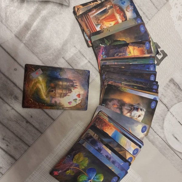Extended Lenormand Blue Edition Glossy 350 Grams - Etsy