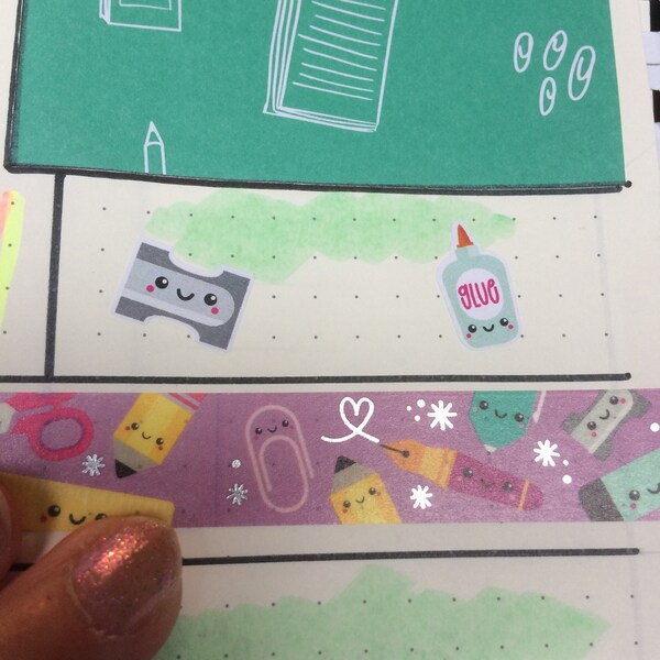 44 Cute Stationery Planner Stickers - Etsy