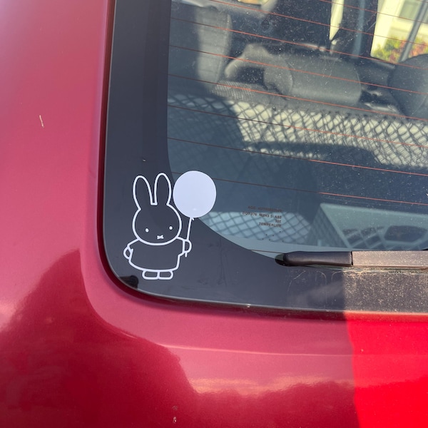 Kawaii Bunny Miffy Decal - Etsy