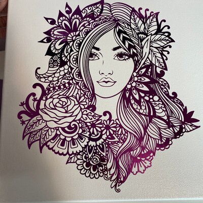 Fairy Girl Svg, Fairy Girl Mandala Svg, Fairy Girl Zentangle Svg ...