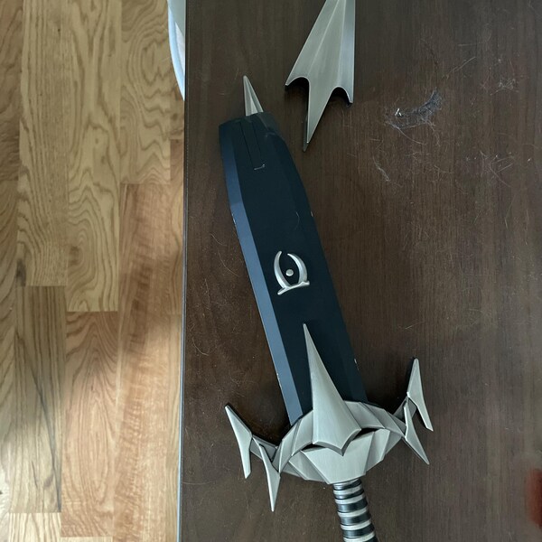 Hand-forged Infinity Sword Metal Infinity Blade Miniature Replica 30cm ...