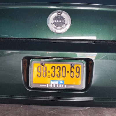 Kenne Bell Supercharged Black Metal License Plate Frame W/ Screws ...