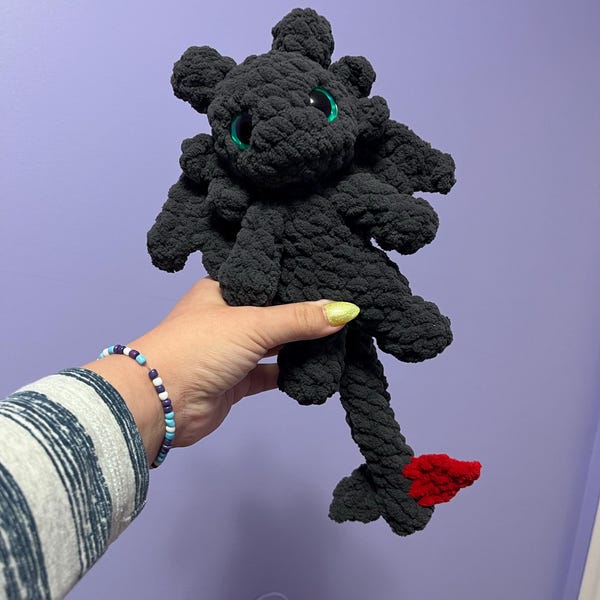 PLUSHIE Version - Nova the Fury Dragon PDF Crochet Pattern - Etsy