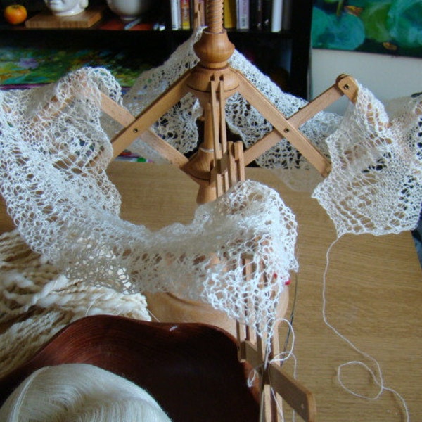 Set of 4 - Cobweb Cream Color Merino Wool Yarn - Haapsalu Shawl Yarn - Etsy