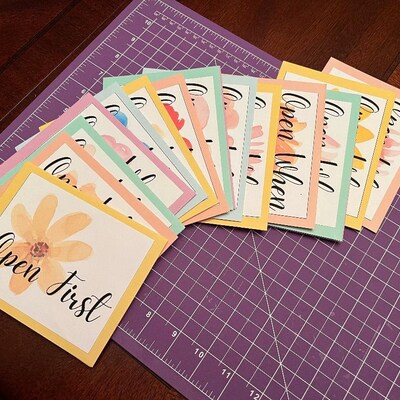 Printable Open When Envelopes DYI Open When Gift for Her Printable Open ...