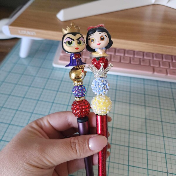 Tangled Inspired Custom Beaded Character Pens, Gifts for Her, Gifts for ...