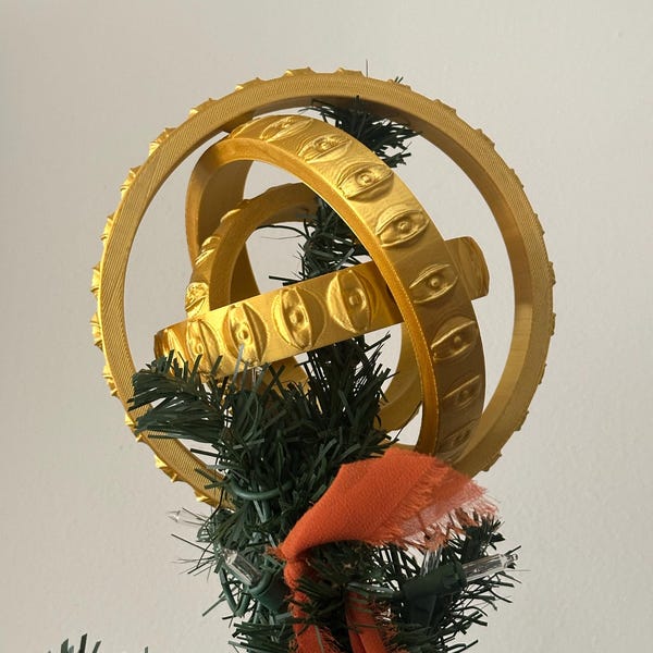 Biblically Accurate Angel Spinning Ornament - Etsy