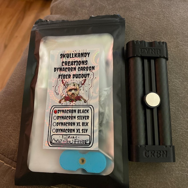 Dynavap XW Dynacrbn 14mm Dual Carbon Fiber Interchangeable Dugout Stash ...