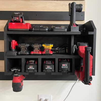 French Cleat Router Storage Shelf, DIY Woodworking Plans Router With ...