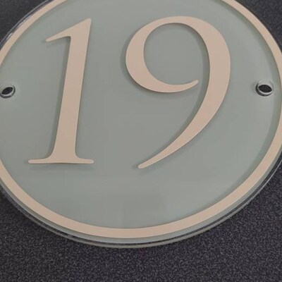 Traditional House Number Signs & Address Plaques in Sage Green - Etsy