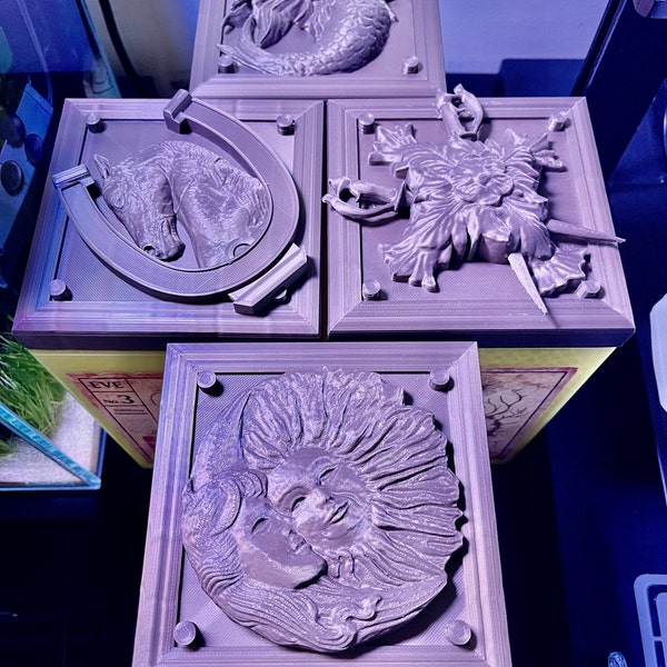 Resident Evil Village, Rose Flask, Crest Lids Upgrade 4 X STL Files for ...