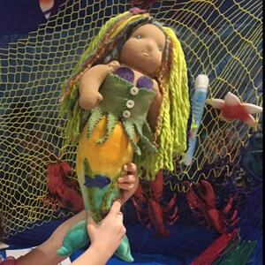 Waldorf Silk Puppet Marionette You Choose Custom Colors | Etsy