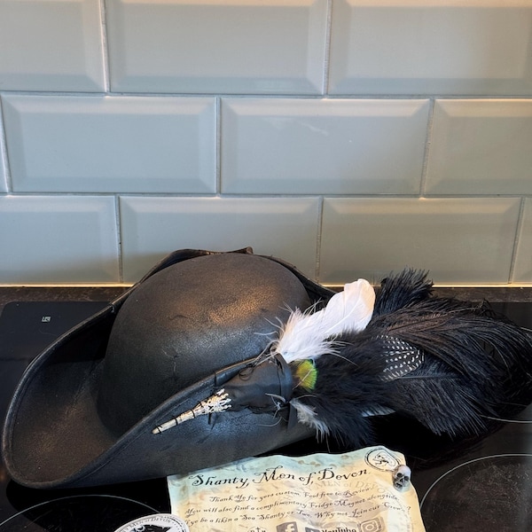 Aramis Musketeer Hat - Amber Flash Feather Set. A Holcombe Classic and ...