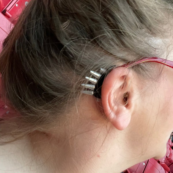 SPIKED Hearing Aid Skin | Hearing Aid Sleeve | Hearing Aid Jewelry ...