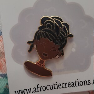 Dreadlock, Natural Hair, Locs Hard Enamel Pin - Etsy