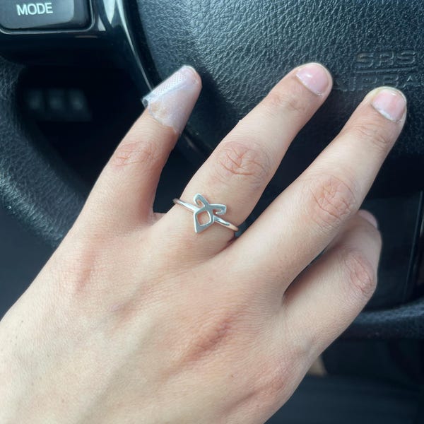 925 Sterling Silver Moon and Star Ring,dainty Half Moon Ring,moon Phases Ring,crescent Moon Ring ...