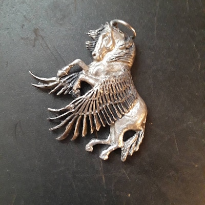 New Design Black Pegasus Raven Black - Etsy