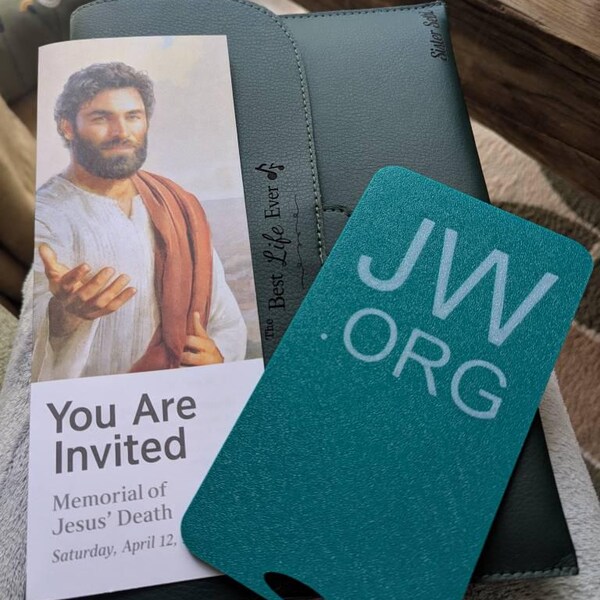 JW Leather Bible Cover New World Translation. Can Be Personalised ...