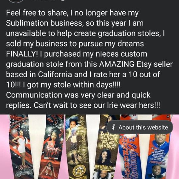 Black in Loving Memory Heaven Memorial Sash Stole Template Keepsake ...