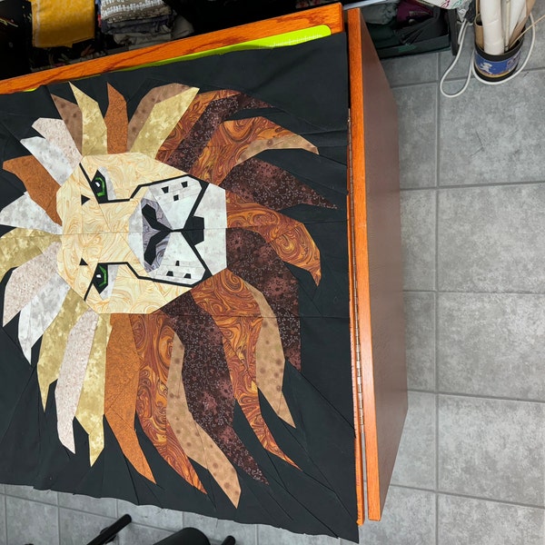 Floral Big Cats - Cheetah Foundation Paper Piecing Pattern - Etsy