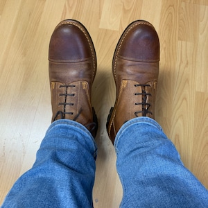 Handmade Boots Men Mens Leather Boots Mens Boots Man Lace-up Ankle ...