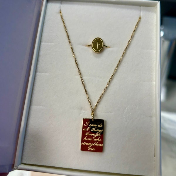 Chosen Ring, Ephesians 1:4-5, Child of God Ring, Christian Jewelry Gift ...