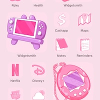 Y2K Aesthetic Desktop Folder Icon Pack for Windows MAC, .PNG, .ICO, 90s ...