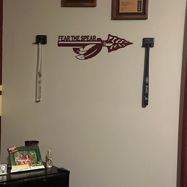 Florida State Seminoles Spear Metal Art - Fear the Spear - Custom ...