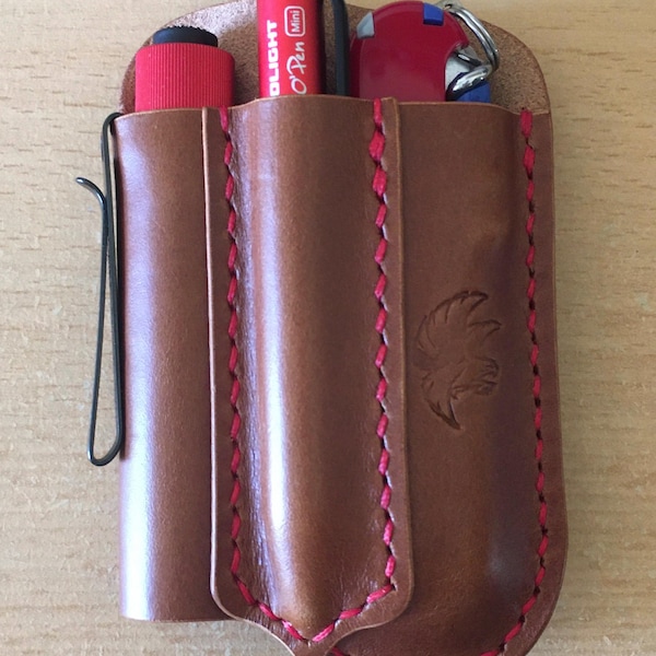 Edc Pocket Organizer,leather Pocket Organiser,edc Gear Pouch,sak ...