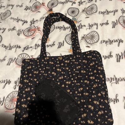 Cute and Versatile Floral Tote Bag Spring/summer Accessory for Work ...