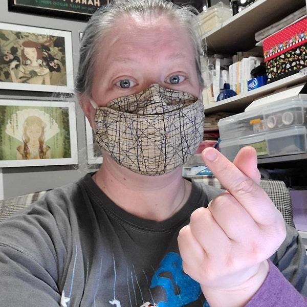 PDF Tutorial and Pattern of 3D Boat-shaped Face Mask;keep Glasses From ...