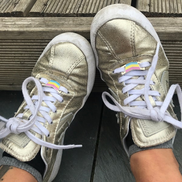 Pansexual Lace Locks — Small Subtle Gay Pride Shoelace Discreet Shoe ...