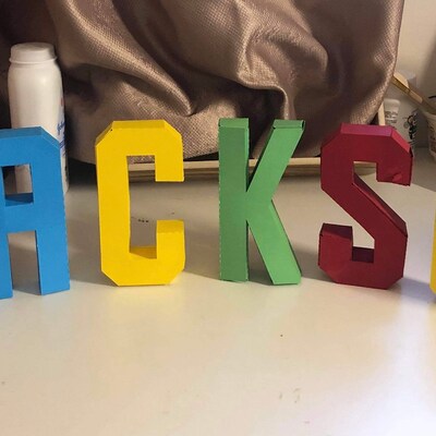 3D Letters Svg Alphabet A to Z 3D Letters Svg Files for Cricut 3D ...