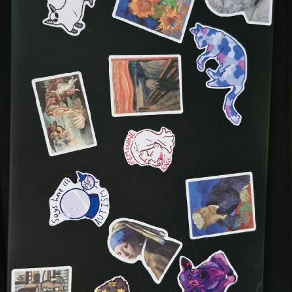 Vintage Glass Mandala Stickers , Well-being Stickers, Vintage Art ...