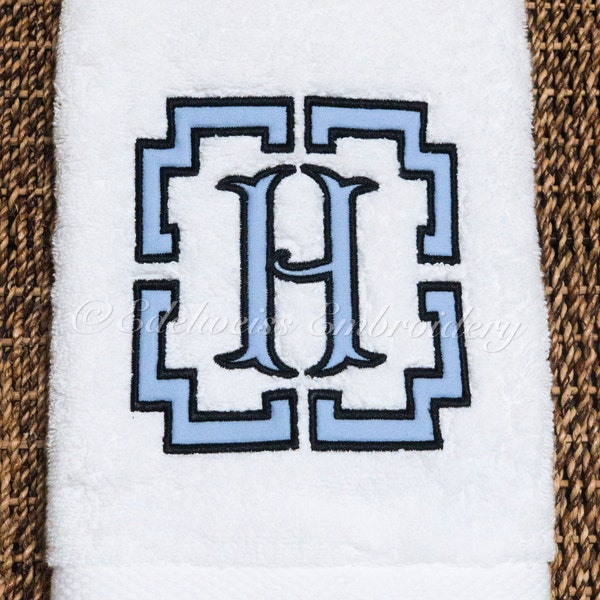 DIGITAL Applique Embroidery Design, the Jane Monogram Frame and Font ...